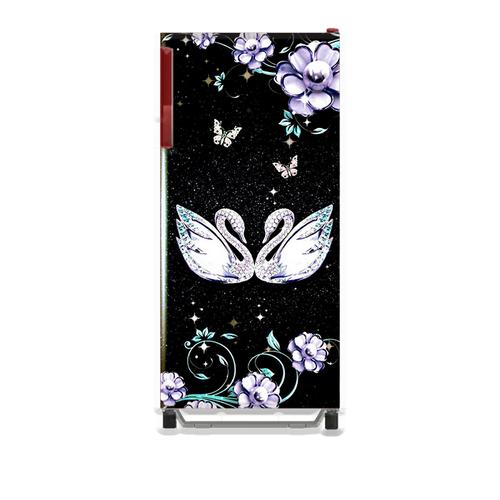 Jual Sticker Kulkas dan Kompor Motif Angsa Bunga - Kulkas 2 Pintu ...