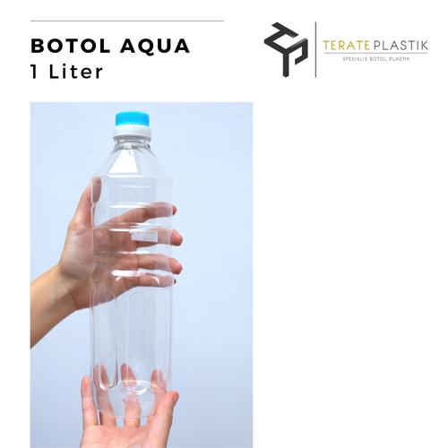 Jual Botol PET 1 Liter | Botol Minum 1L | Tutup Sealed | Terate Plastik ...