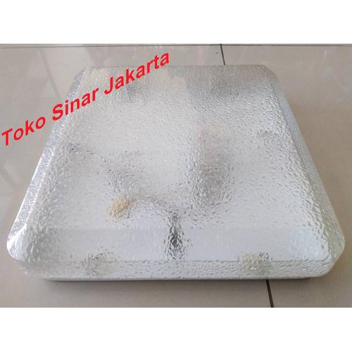 Jual Kap Lampu Baret Ceiling Light Lamp Kotak Motif 35 cm 32 Watt ...