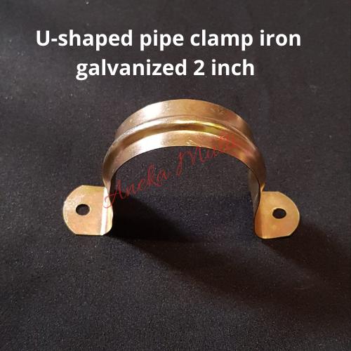 Jual Klem Pipa 2 inch Clamp Klem Paralon ke Tembok iron galvanis - Kota ...