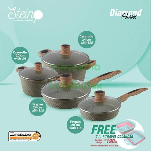 Jual Panci set - Diamond series stein cookware - Jakarta Barat ...