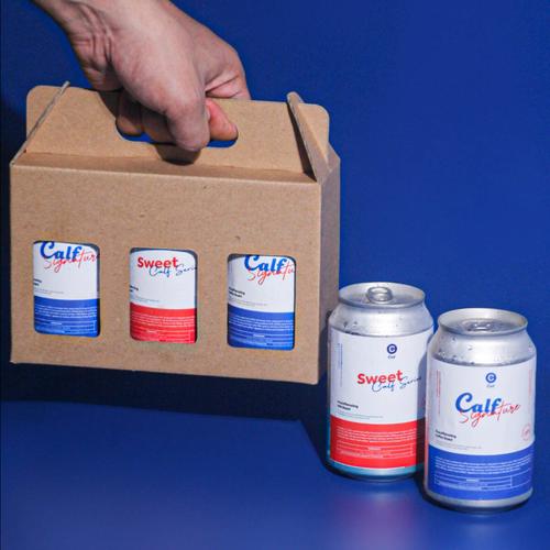 Jual Kopi Calf & Milk : (3 kaleng) + Free Packaging Kardus + Request ...
