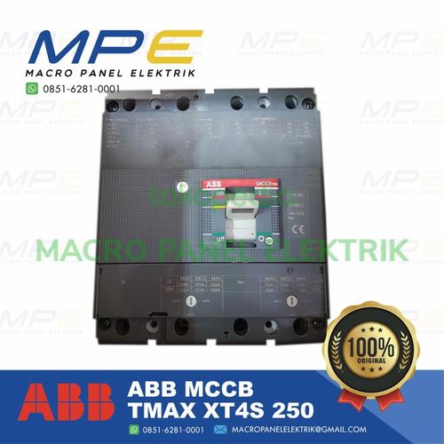 Jual MCCB ABB XT4S 250A 50kA / Breaker MCCB ABB XT4S 4P 250A 50kA Original - Jakarta Pusat ...