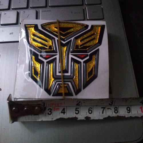 Jual emblem Transformers stiker timbul sticker motor mobil laptop kaca ...