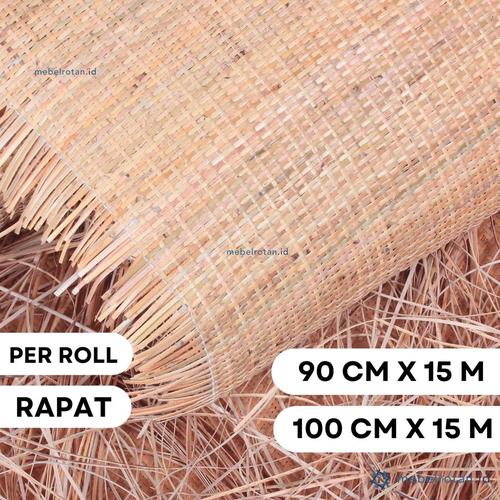 Promo Anyaman Rotan Lembaran | Webbing Rapat 90/100 CM | Per Roll - 100 ...