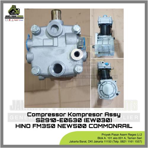 Jual COMPRESSOR KOMPRESOR ASSY S2910-E0630 (EW030) HINO FM350 NEW500 ...