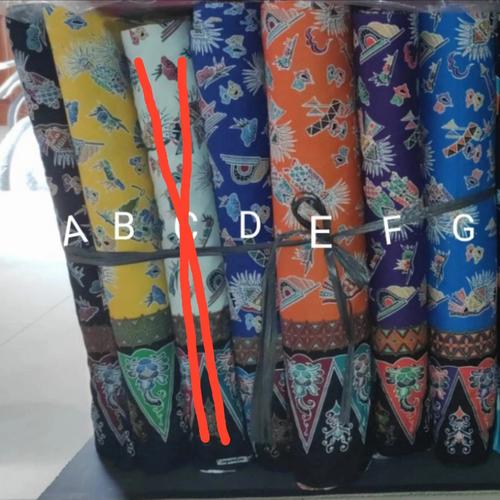 Jual Kain Batik ondel ondel motif betawi bahan katun motif Jakarta - C ...