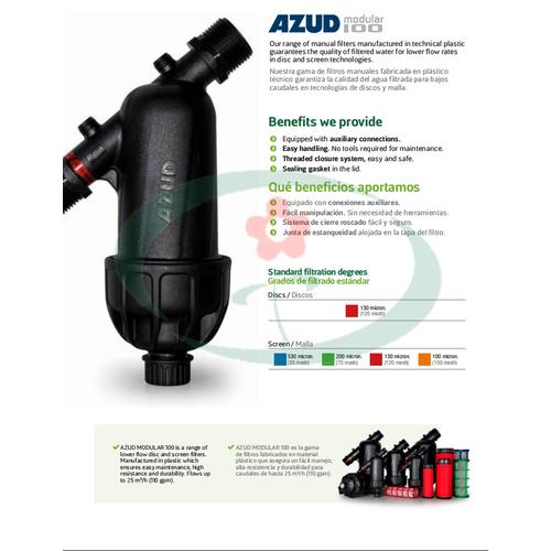 Jual Azud Screen Filter Modular 100 - 1 Inch BSP - Kab. Bogor - Toko ...