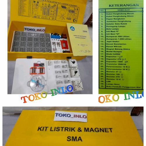 Jual KIT Listrik dan Magnet SMA/Alat Peraga Pendidikan Listrik SMA ...