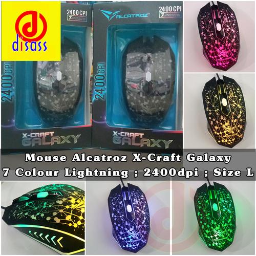 Jual Alcatroz X-Craft Galaxy Mouse Gaming RGB 7 Lightning - Kota ...