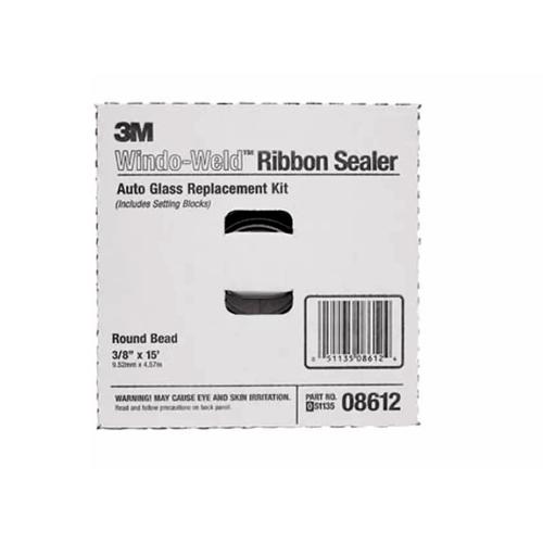 Jual 3M Window-Weld Round Ribbon Sealer 8612 , Size 3/8 in x 15 ft - 1 ...