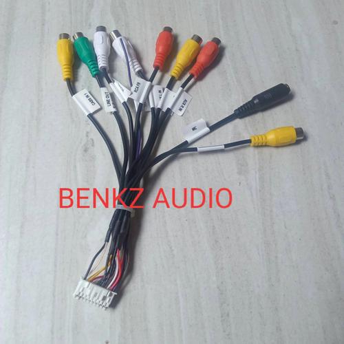 Jual Soket RCA OUT AUX IN VIDEO OUT jack mic head unit Android 1 set ...