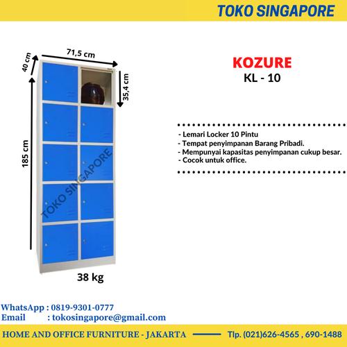 Jual Locker 10 Pintu Kozure type KL-10 (muat full face helm) - Jakarta ...