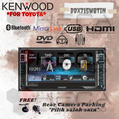 Jual Kenwood DDX-715WBT IN Head Unit For TOYOTA Double Din WIDE + Camera HD - Kota Depok - High ...