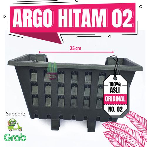 Jual Pot Bunga Tempel dinding Argo 02 Hitam Tanaman Rambat Vertical ...