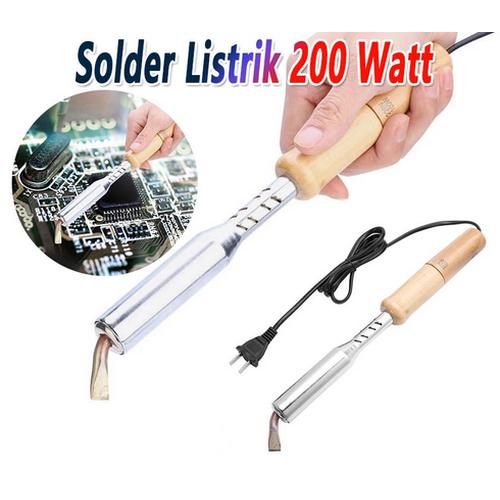 Jual Solder Listrik Gagang Kayu 200W / Soldering Kit - Jakarta Barat ...