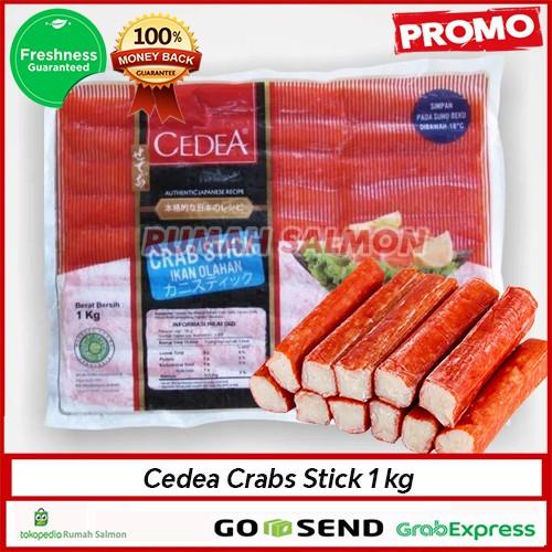 Jual Cedea Crab Stick 1kg Stik Kani | Steak Kepiting Suir Halal dan ...