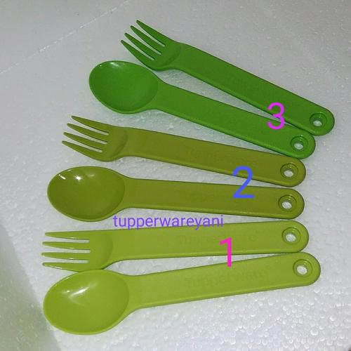 Jual cutlery tupperware cutlery Tupperware warna hijau - hijau no.3 ...