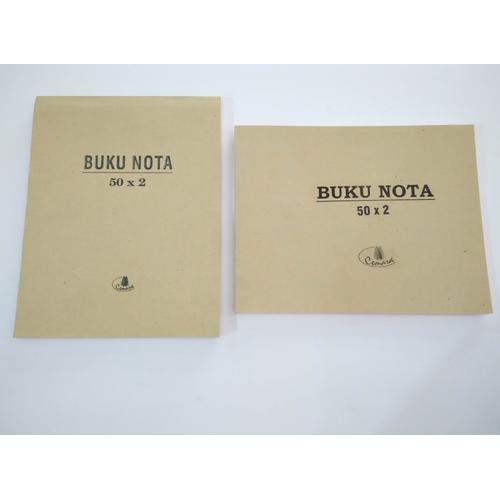 Jual Buku Nota 1/2 Folio HVS 50 x 2ply Cemara - Kota Surabaya ...
