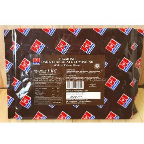 Jual Diamond Chocolate Compound / Diamond Coklat Batang 1 Kg - Kota ...