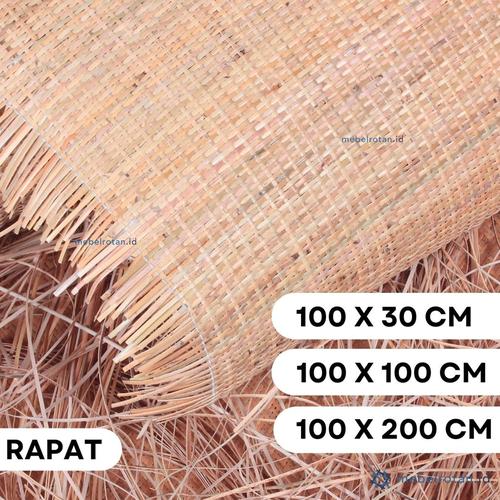 Jual [FREE ONGKIR] Anyaman Rotan Lembaran | Webbing Rapat 100 cm - 100 ...