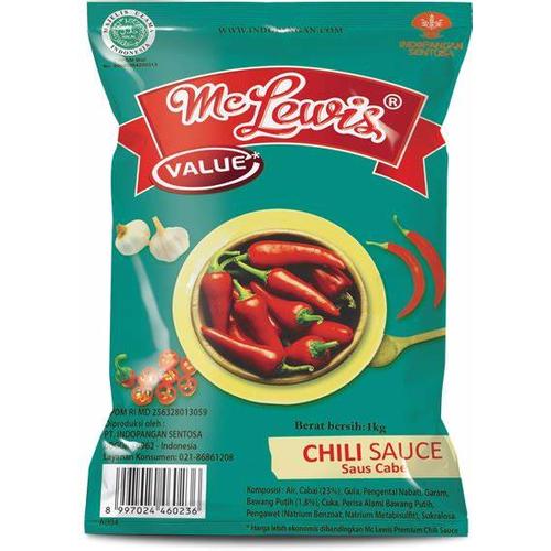 Jual Mc Lewis Chili / Saos Sambal Mc Lewis 500 Gram - 1 Kg - Kota ...