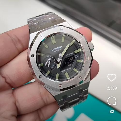 Jual G-Shock Custom AP with Crown - Silver RG 2 - Kota Bandar Lampung ...
