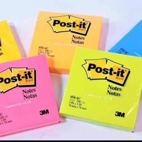 Jual post it 654 warna - Biru - Jakarta Utara - VM3 Store | Tokopedia