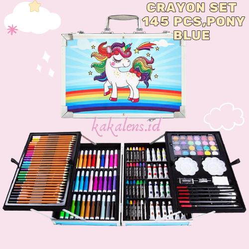 Jual CRAYON ART SET KOPER SET CRAYON MEWARNAI ANAK ALAT LUKIS ANAK 145 ...