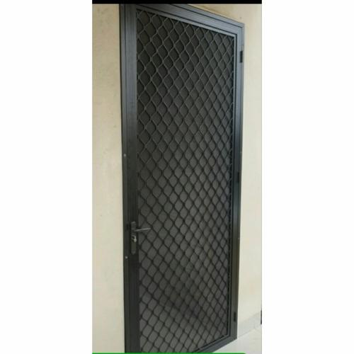 Jual Daun Pintu expanda aluminium klasik kawat nyamuk baja COATING ...