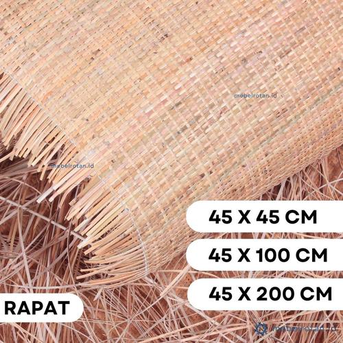 Jual [FREE ONGKIR] Anyaman Rotan Lembaran | Webbing Rapat 45 cm - 45 x ...