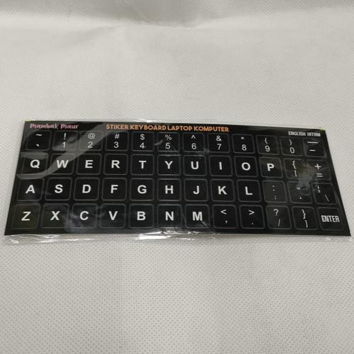 Jual Stiker Keyboard English Buat Laptop - PC - Putih - Jakarta Pusat ...