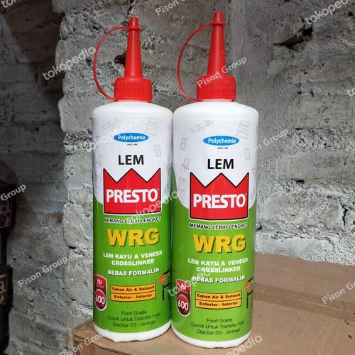 Jual Lem Presto WRG 600gram Lem Kayu Alifatik Lem Veneer Crosslinked ...