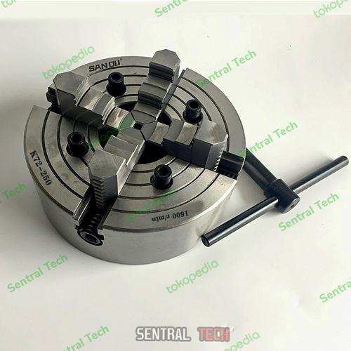 Jual Chuck Bubut 10" 4 Jaw | Claw Bubut 4 Jaw | Catok Kepala Bubut 10 ...