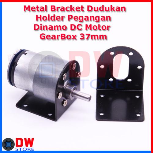 Jual Bracket Dudukan Holder Breket Dinamo Motor GearBox Gear 37mm 37GA ...