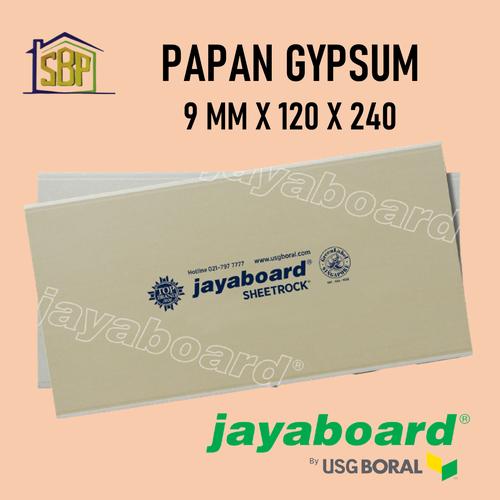 Jual Papan Gypsum Gipsum Jayaboard 9mm Jaya Sheetrock Plafon Partisi ...