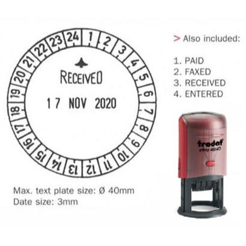 Jual Stempel Otomatis Jam Trodat 46140 - U24 Custom Design - Gagang ...