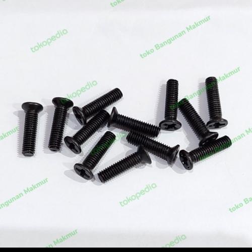 Jual Baut Hitam M2 JF Panjang 8mm 10mm 12mm 14mm 16mm 18mm 20mm isi ...