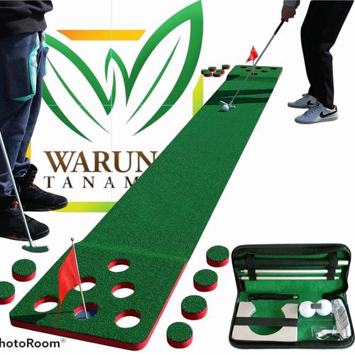 Jual Putting Green Battle putt Game set 50x350 cm - Mini Golf ...