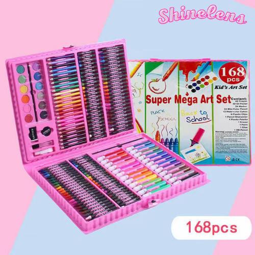 Jual Crayon 168 PCS Set Alat Gambar Alat Tulis & Lukis Menggambar ...