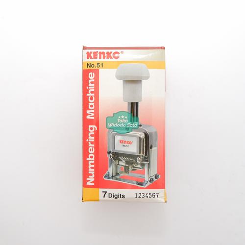 Jual Stempel Angka Jumbo 7 Digits Kenko No 51 Numbering Machine - Kota ...