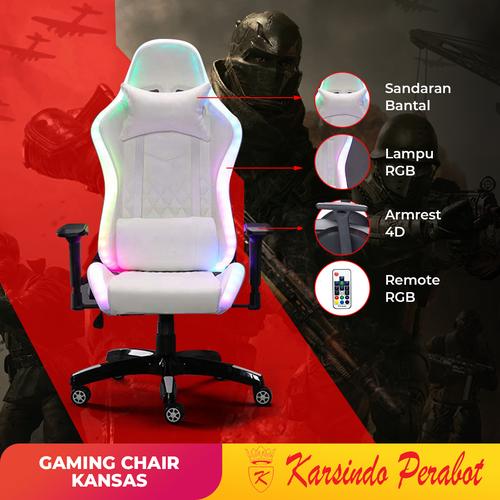 Jual Kursi Gaming/Gamers Chair Kansas-Terbaru - Kota Surabaya - Warna ...