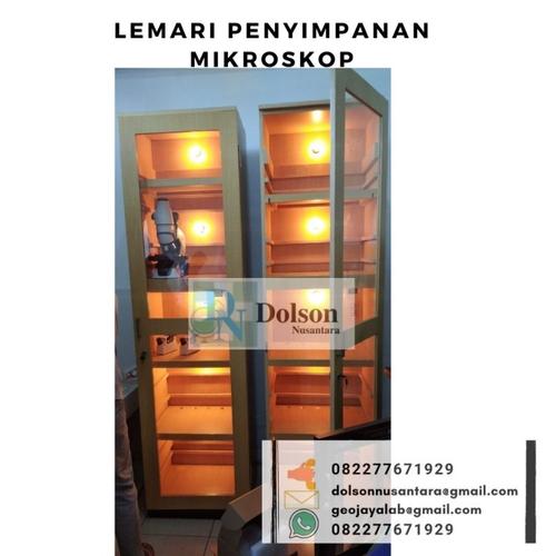 Jual Laboratorium Furniture Lemari Penyimpanan Mikroskop kamera Cabinet ...