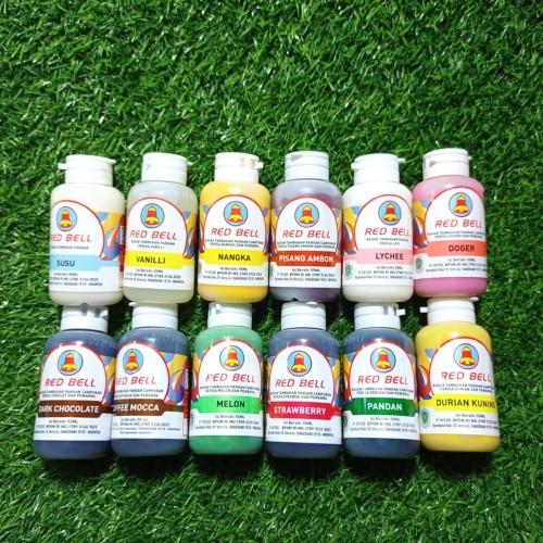 Jual RED BELL BAHAN TAMBAHAN PANGAN CAMPURAN PERISA DAN PEWARNA/ RED ...