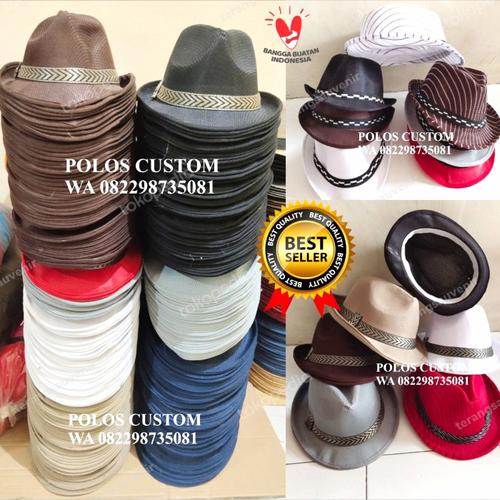 Jual topi fedora dewasa-topi Tompi-topi koboi-topi koboy-topi promosi ...