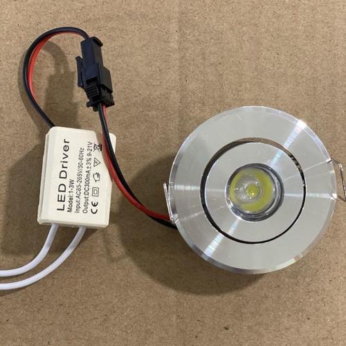 Jual lampu downlight led 1 watt 1w downlight 1 mata led panel 1 watt ...