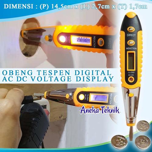 Jual AC - DC Voltage Screwdriver Test Pen / Tespen - Obeng Tespen ...