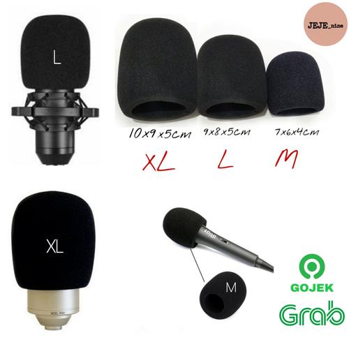 Jual Busa mic condensor Besar - spon condenser Large -foam mic studio ...
