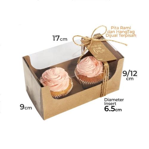 Jual box cupcake kotak box muffin pudding kardus bolu mini packing ...