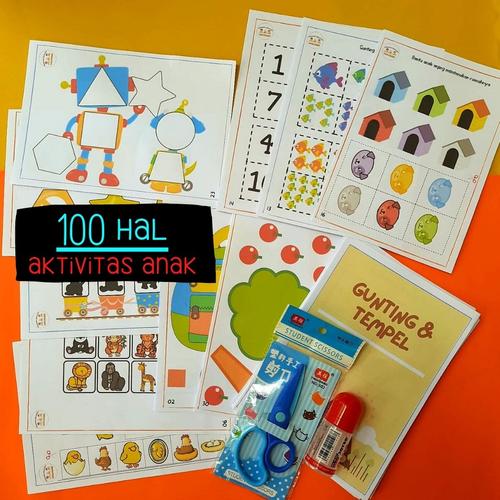 Jual WORKSHEET ANAK 2 3 4 5 6 tahun PRESCHOOL PAUD TK PRINTABLE ...